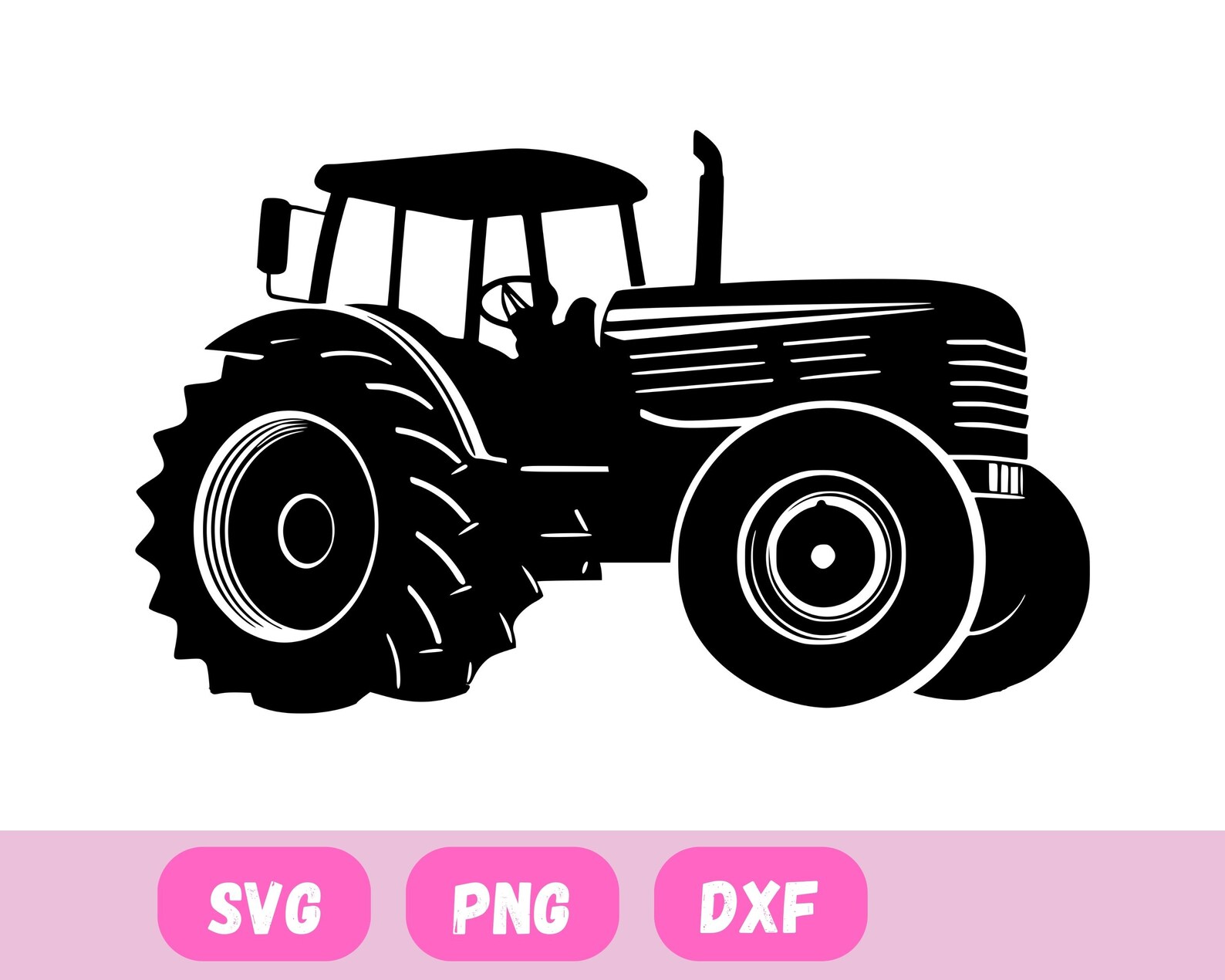 Tractor Svg, Svg Files for Cricut, Tractor Png, Farming Svg, Farm Truck ...
