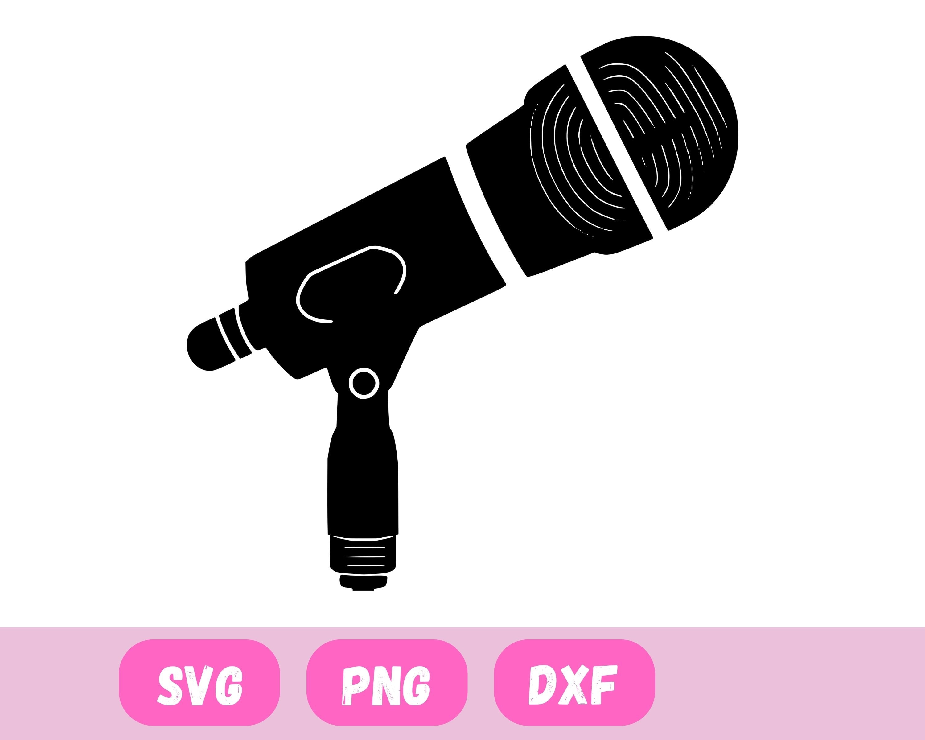 Microphone Svg Svg Files for Cricut Microphone Microphone - Etsy