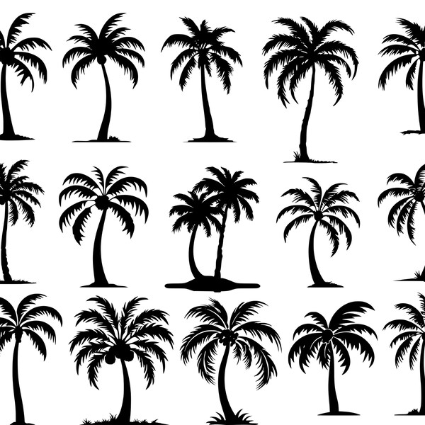 Palm Tree Decal - Etsy