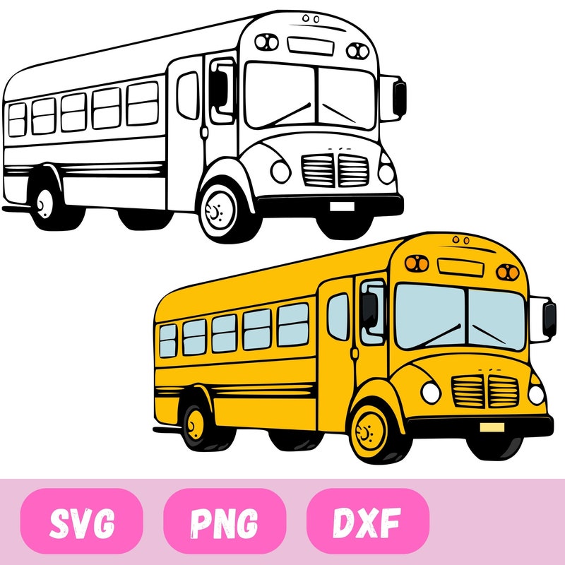 School Bus Svg - Etsy