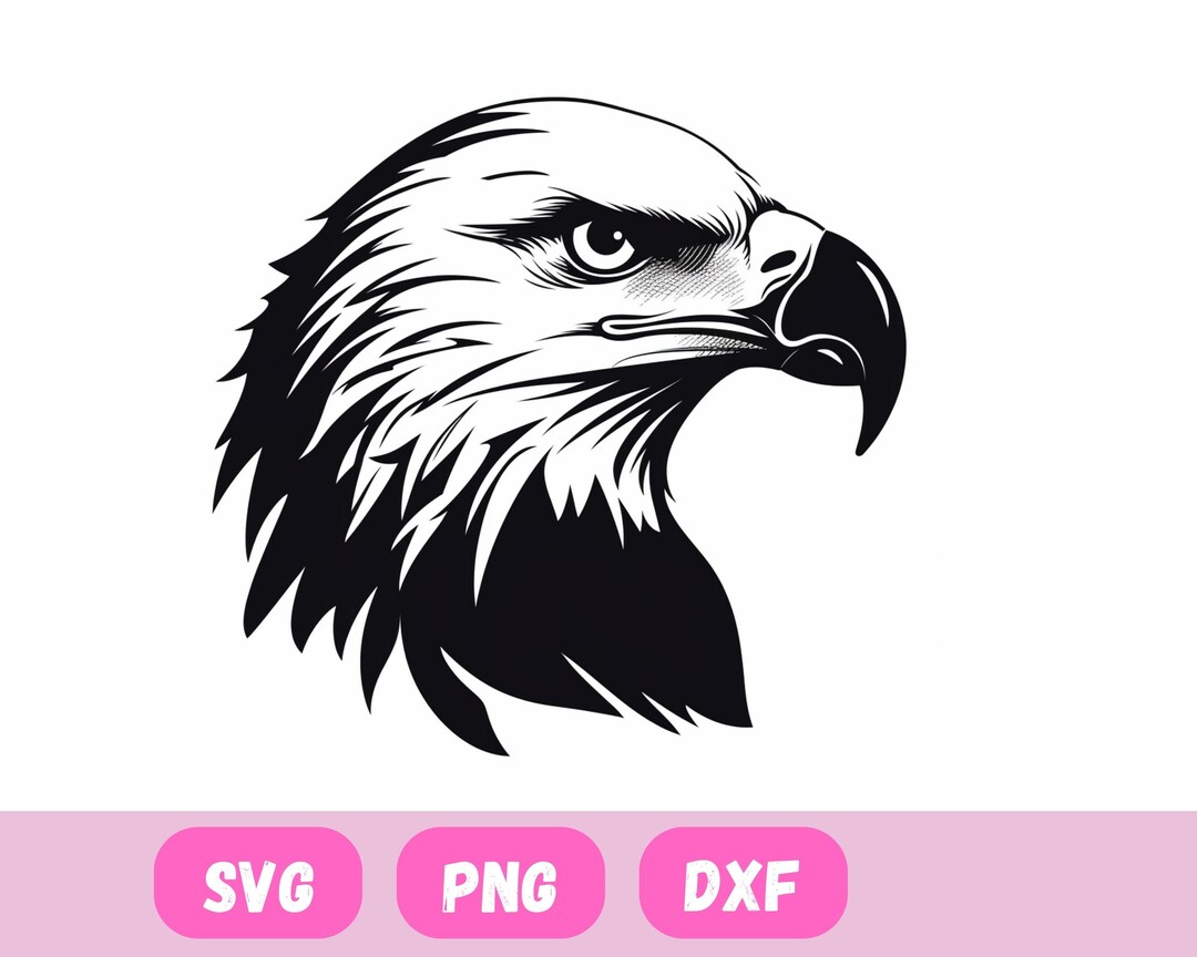 Eagle SVG, Svg Files for Cricut, Eagle Face Svg, Bird Svg, Nature Svg ...