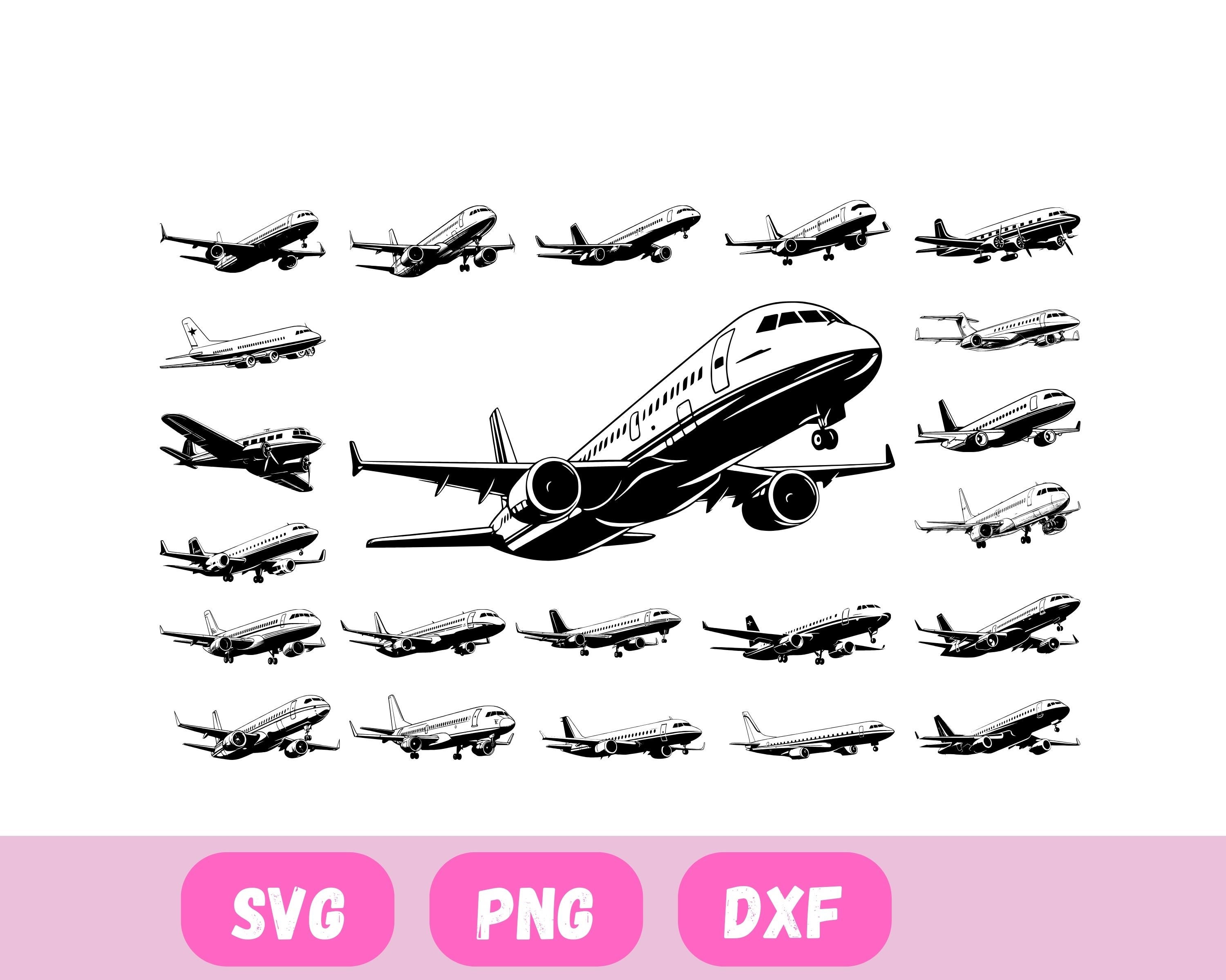 Airplane SVG, Jet Svg, Svg File for Cricut, Air Force Svg, Airplane Cut ...