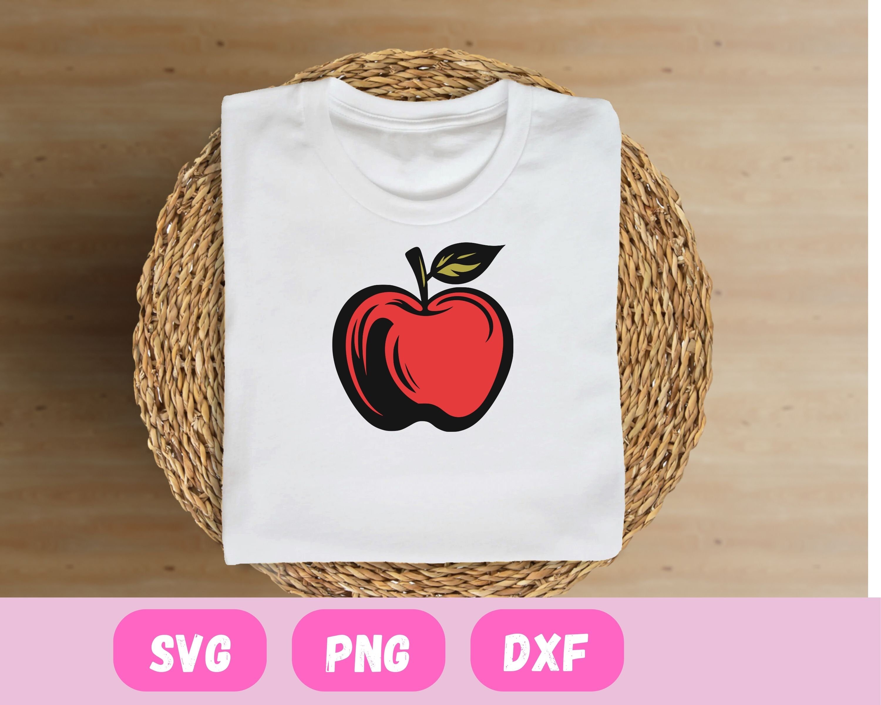 Apple Svg Bundle, Apple Svg, Svg Files for Cricut, Fruit Svg, Apple ...
