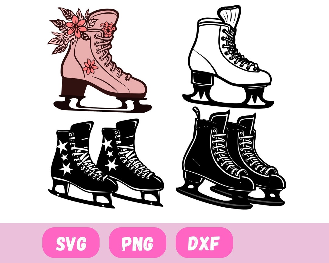 Ice Skate SVG Bundle, Winter Svg, Svg Files for Cricut, Hockey Svg, Ice ...