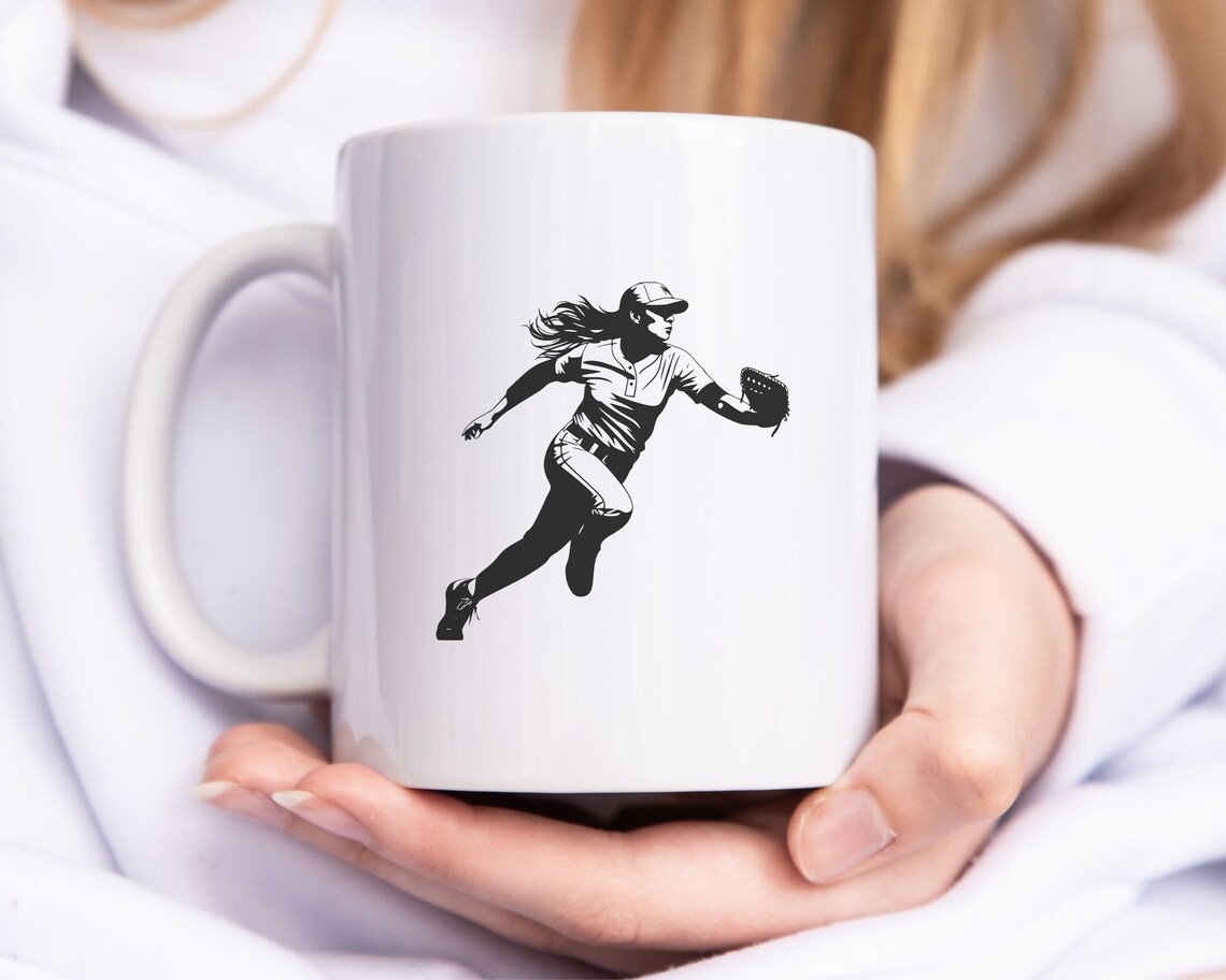 BASEBALL Girl SVG, File for Cricut, Softball, Silhouette, Files for ...