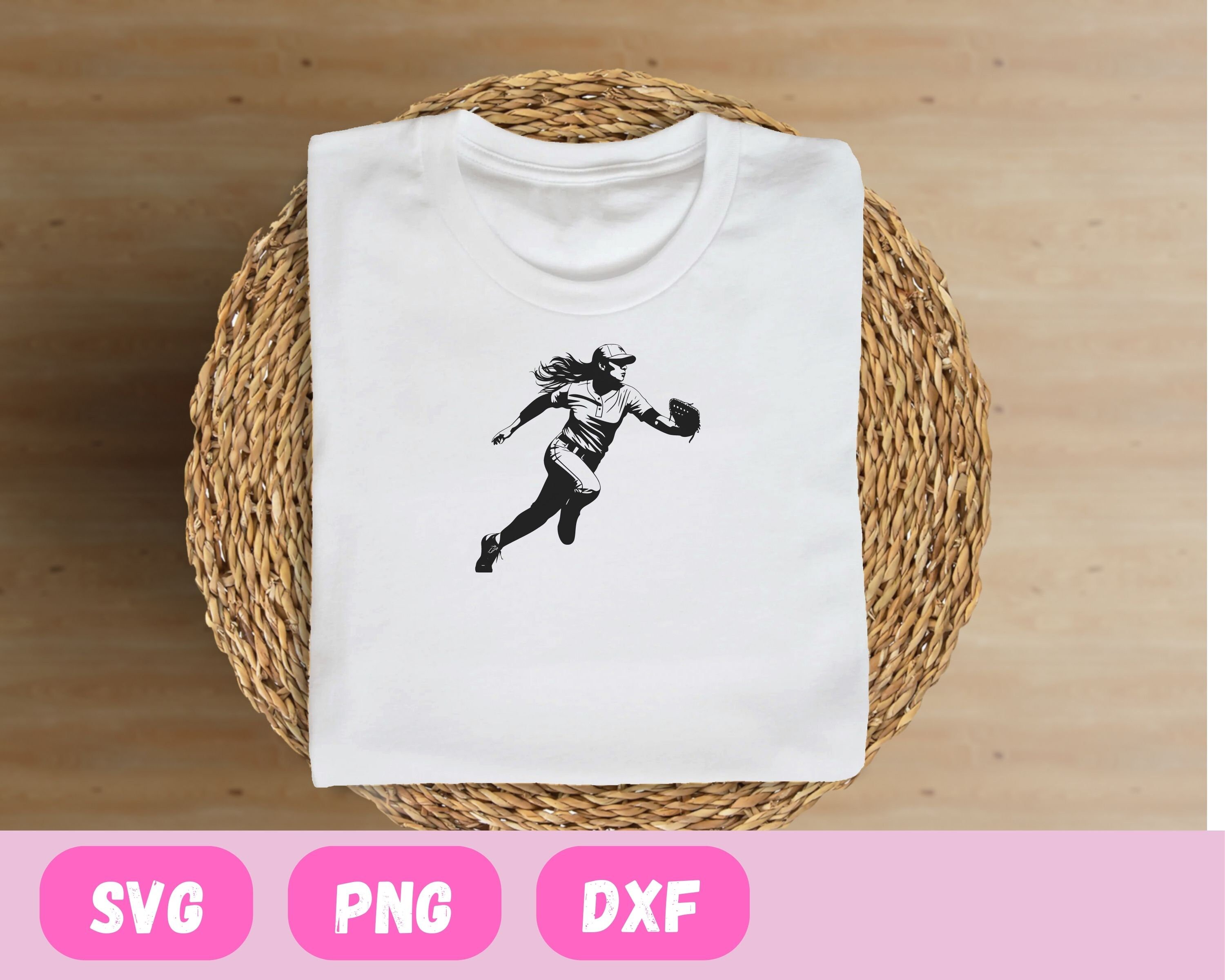 BASEBALL Girl SVG, File for Cricut, Softball, Silhouette, Files for ...