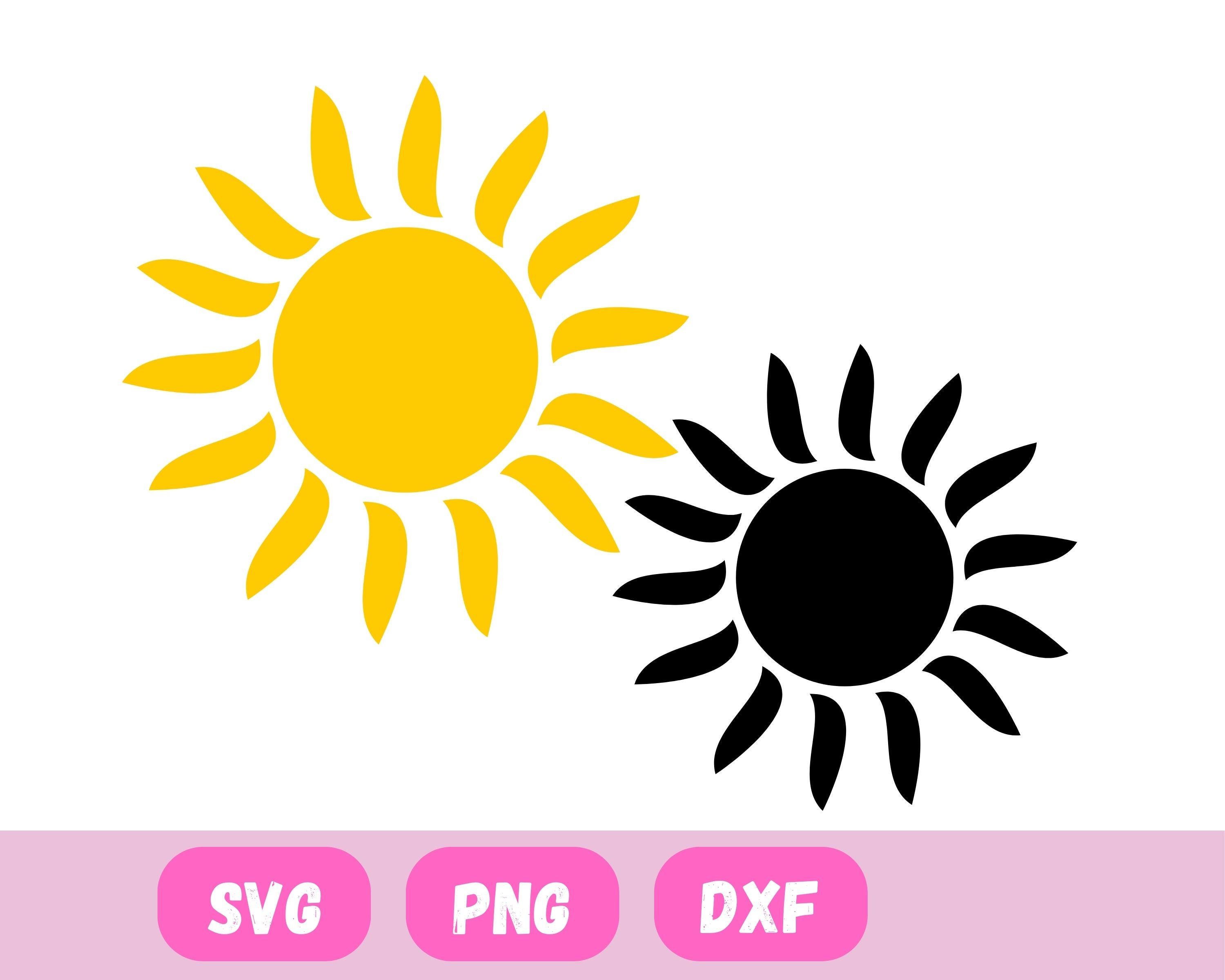 Sun Svg, Sunset Svg, Sun Png, Sunrise Svg, Beach Svg, Summer Svg ...