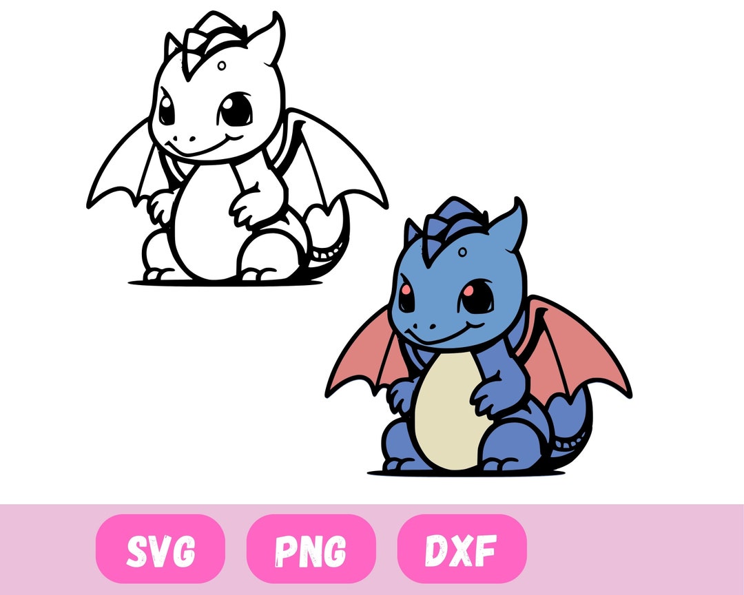 Dragon Svg, Svg Files for Cricut, Dragon Png, Bearded Dragon Svg ...