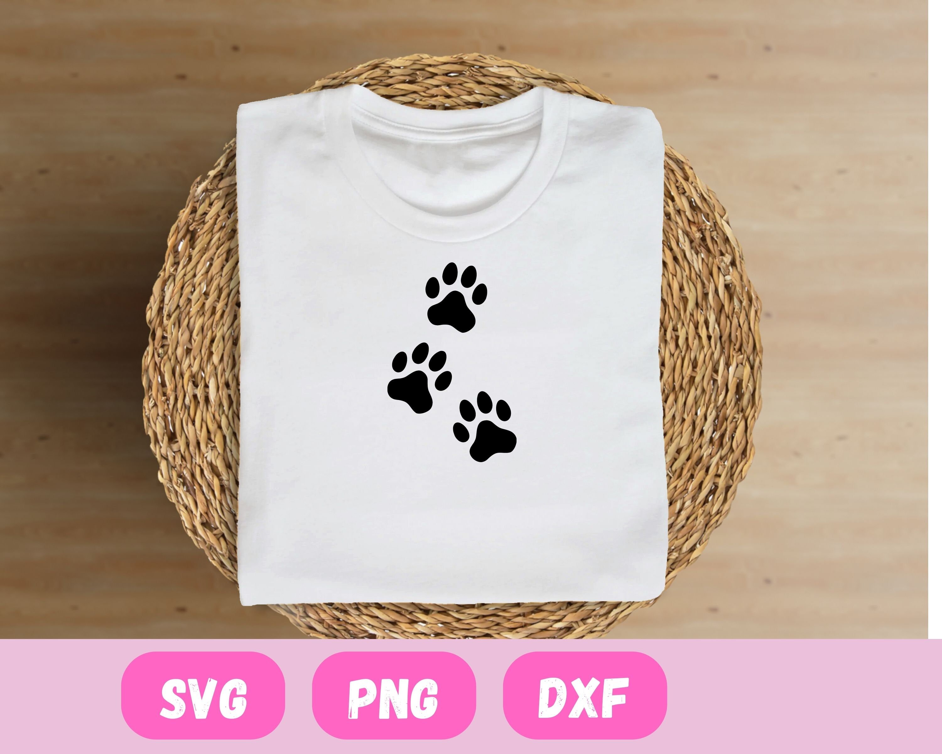 Paw Print Svg Cut Files for Cricut Dog Mom SVG Dog Lover - Etsy