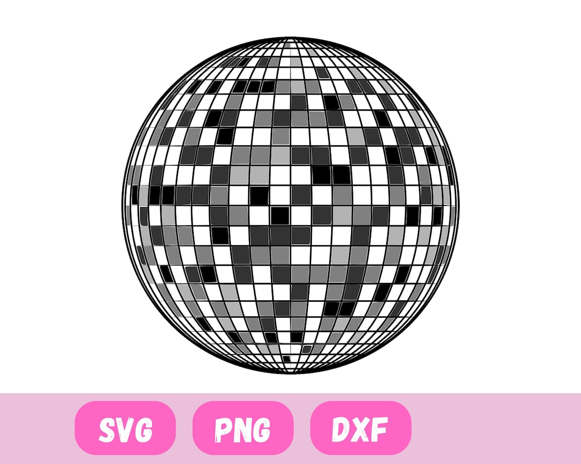 Disco Ball Svg, Disco Ball Png, Svg Files for Cricut,disco Ball, Disco ...