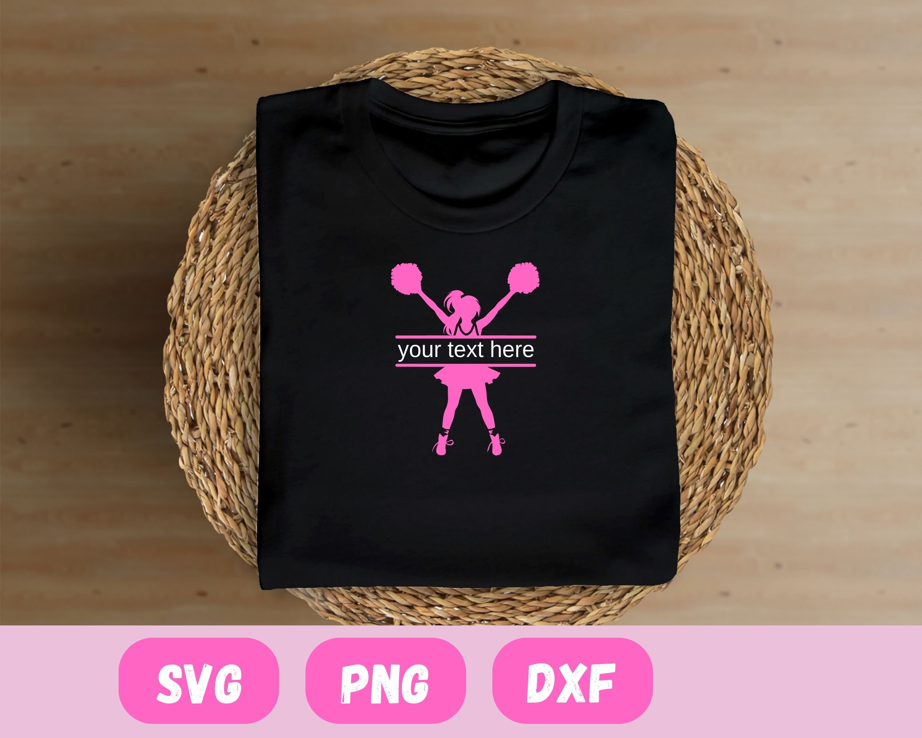 Cheerleader Svg Split Monogram Svg Cheer Svg Cheer Mom Svg - Etsy