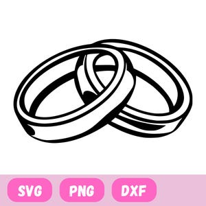 Marriage Rings SVG, Ring SVG, SVG Files for Cricut, Engagement Ring Svg ...