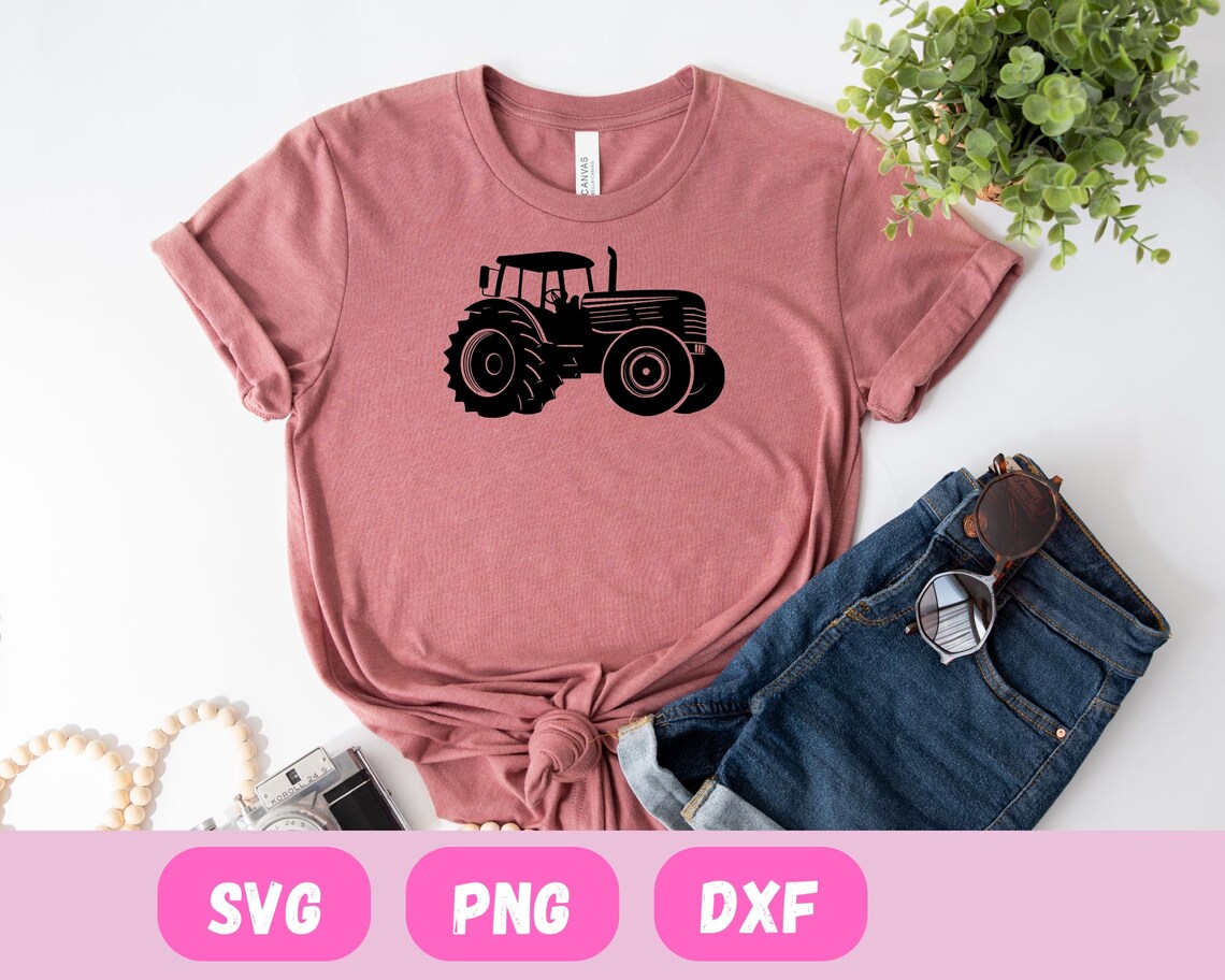 Tractor Svg, Svg Files for Cricut, Tractor Png, Farming Svg, Farm Truck ...