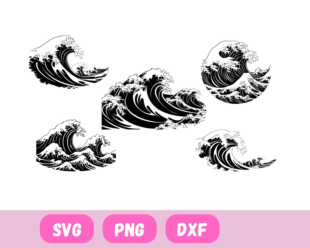 Paquete de olas svg, océano svg, playa svg, archivos svg para cricut ...
