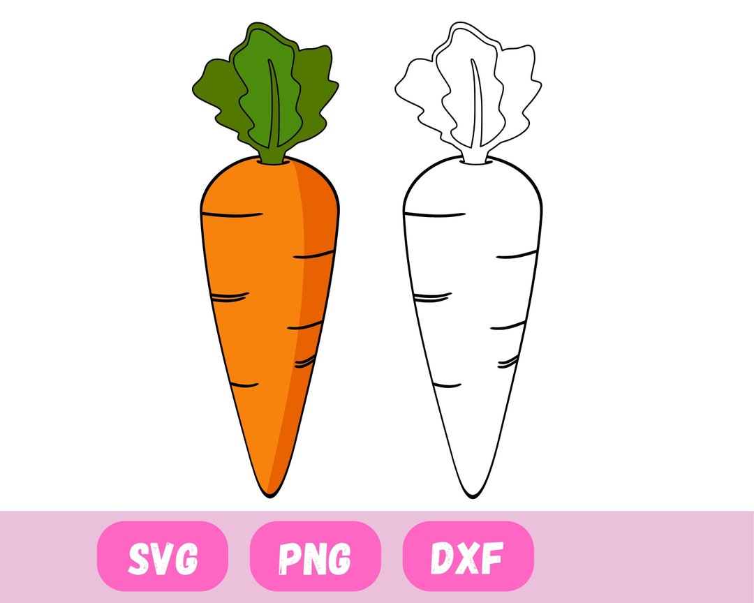 Carrot Svg, Svg Files for Cricut, Carrot Png, Carrot Clipart, Easter ...