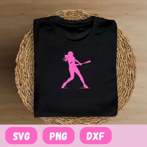 BASEBALL Girl SVG, File for Cricut, Softball, Silhouette, Files for ...