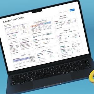 Algebra Note Cards| Formula Sheet| Cheat Sheet - Etsy
