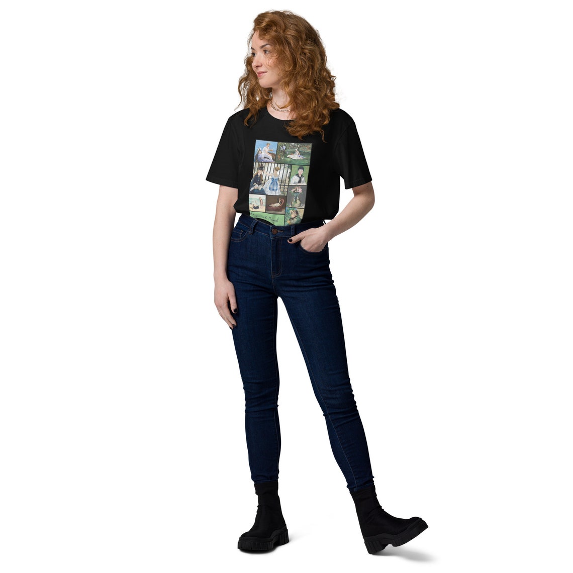 Edouard Manet Parisian Portraits: Art Collage T-shirt Most - Etsy