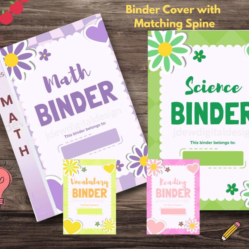 Science Binder Cover - Etsy