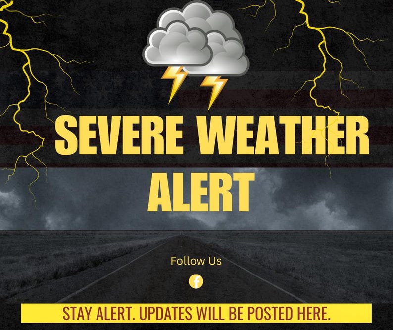 Law Enforcement Social Media Alert Templates – Canva Editable Design ...
