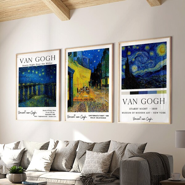 Vintage Van Gogh Museum Poster - Etsy