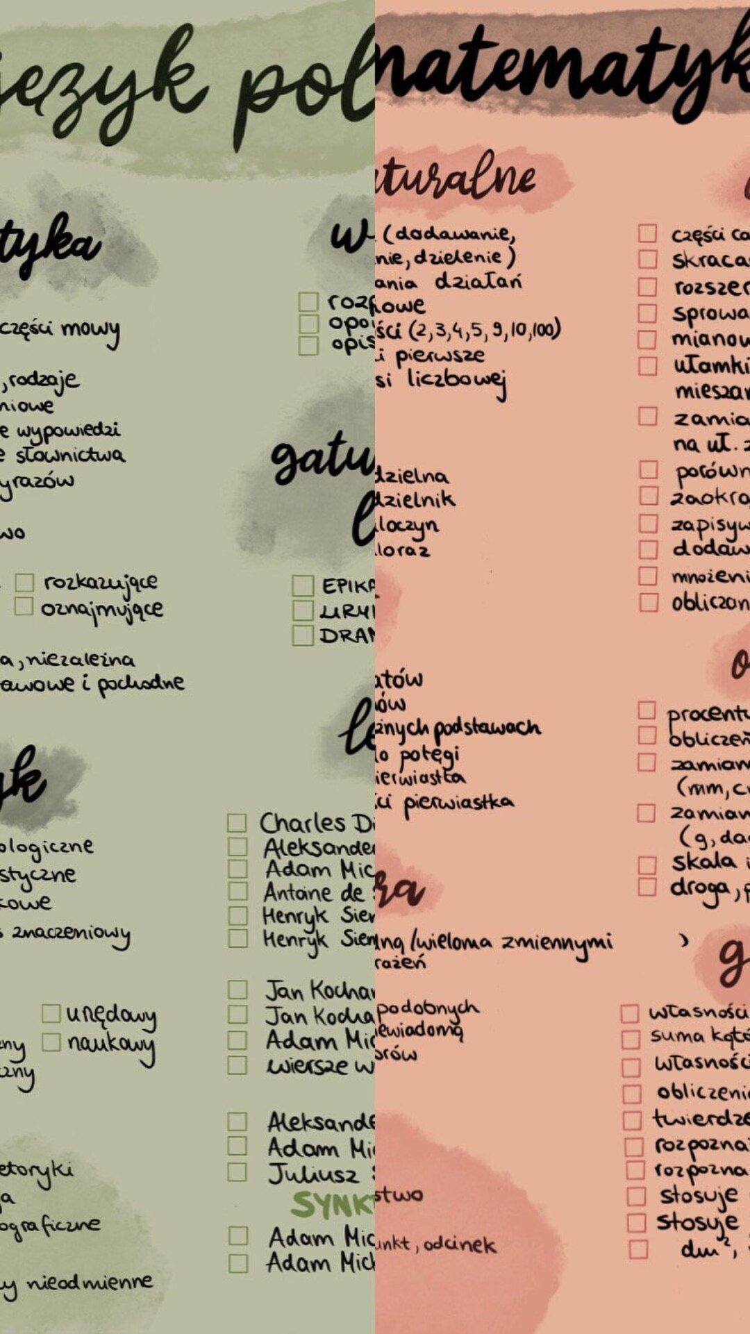 PACKAGE! Eighth-grade Exam 2024 Learning Criteria (polish Language and ...