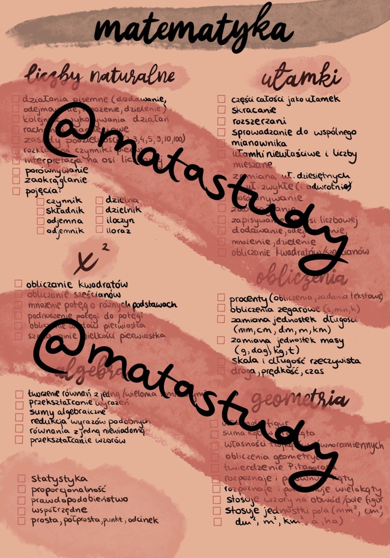 PACKAGE! Eighth-grade Exam 2024 Learning Criteria (polish Language and ...