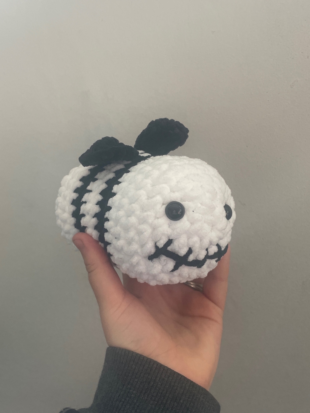 Amigurumi Skeleton Bee Plushie Crochet Skeleton Bee Plushie - Etsy