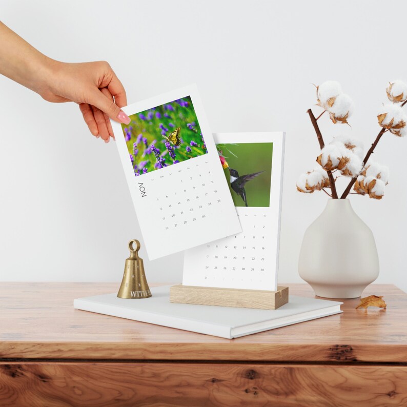 Pollinator Desk Calendar, 2023 Desk Calendar, Desk Calendar, Desk ...
