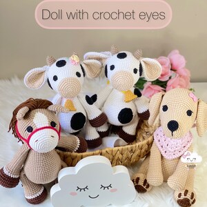 Handmade Crochet Amigurumi Farm Animals - Etsy