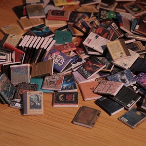 200 Mini Books, Bestseller Series, Miniature Playhouses, Book Lover ...