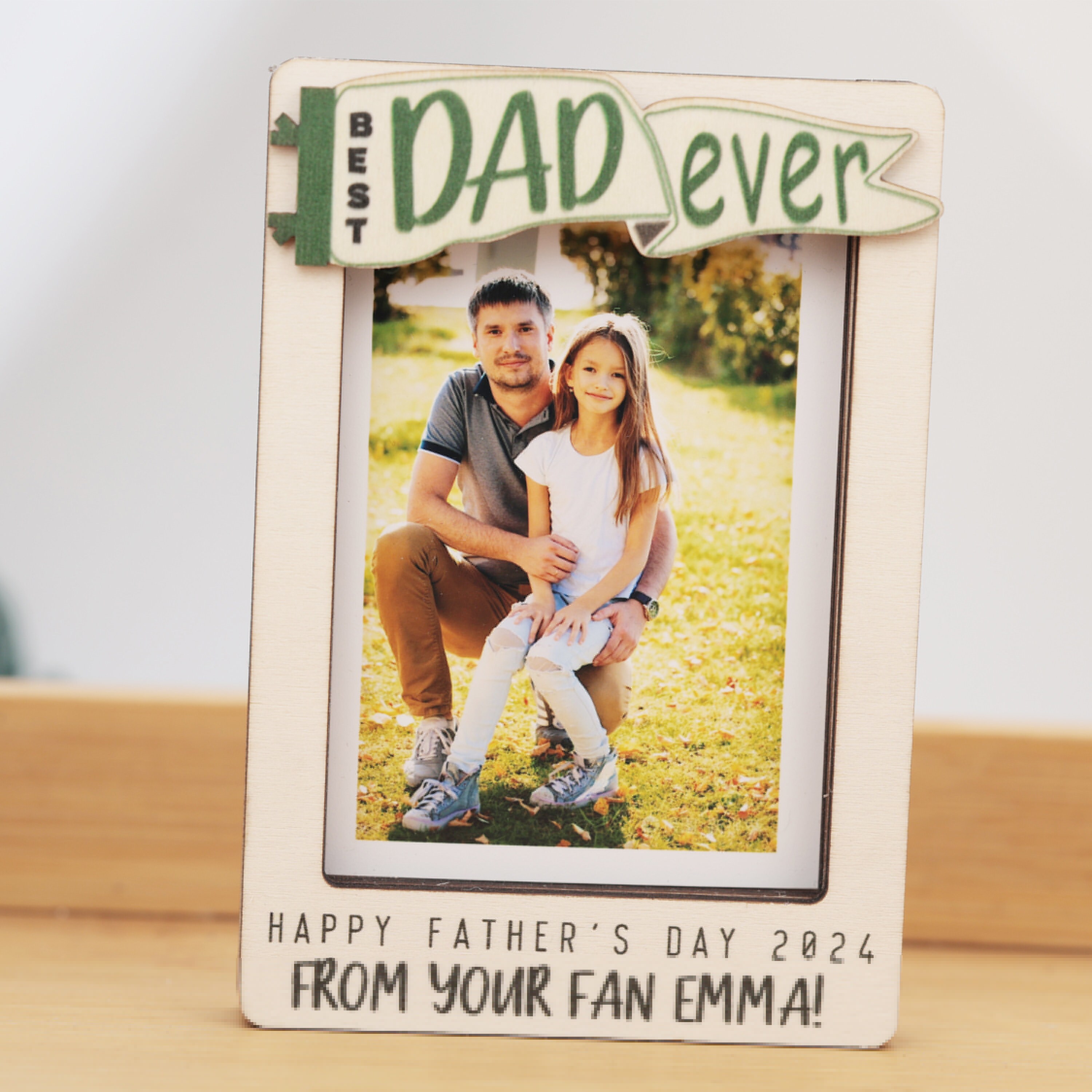 Personalized Gifts for Dad Custom Photo Car Visor Clip, Fathers Day Sun ...