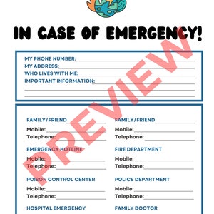 In Case of Emergency - Etsy
