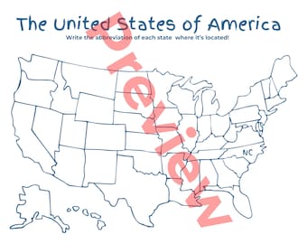 State Capitals - Southwestern States - Printable File Folder Game PDF ...