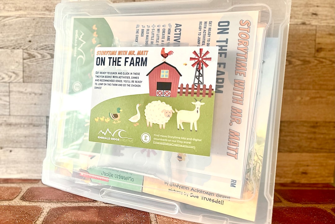 On the Farm Storytime Kit - Etsy