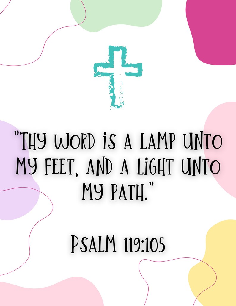 KJV Bible Verse Tracing - Etsy