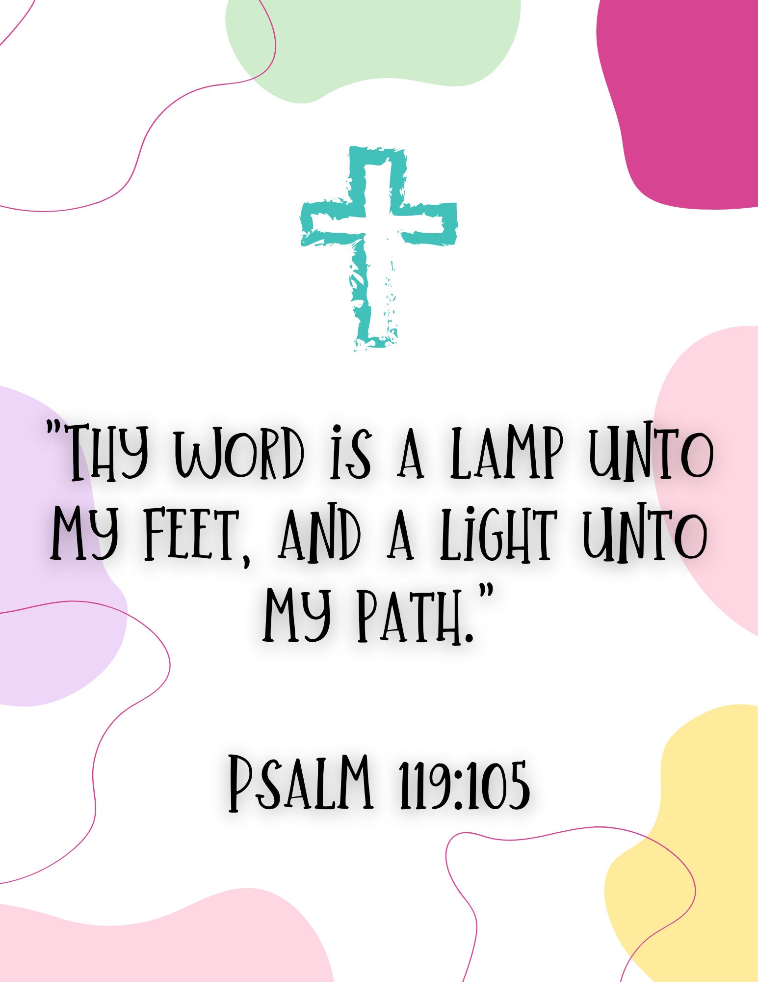 KJV Bible Verse Tracing - Etsy