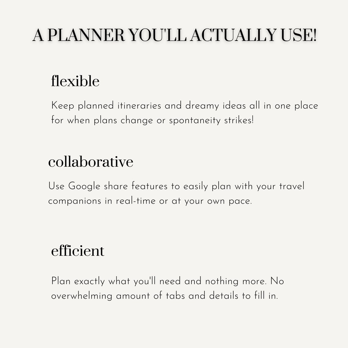 Group Travel Planner (EDITABLE) - Etsy