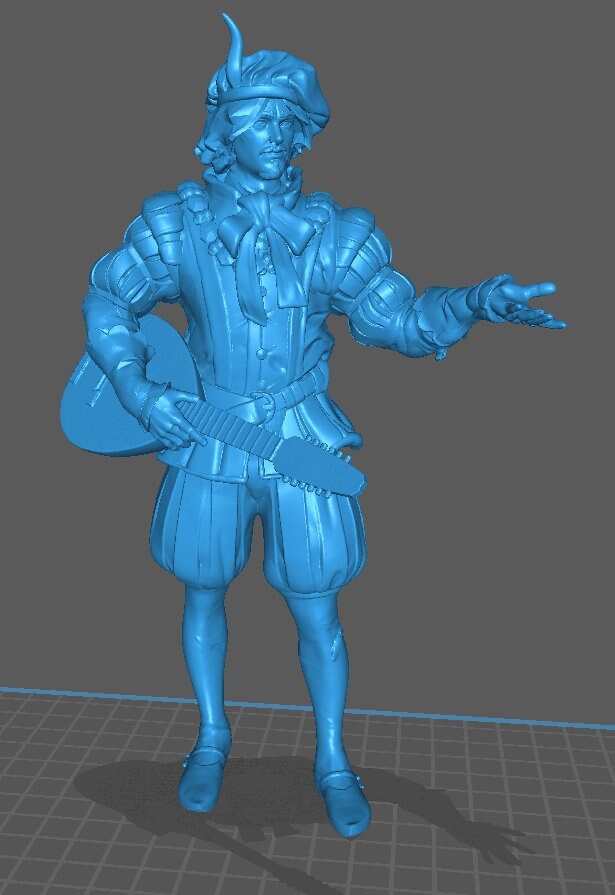 Witcher Dandelion / Jaskier 3d STL Print File - Etsy