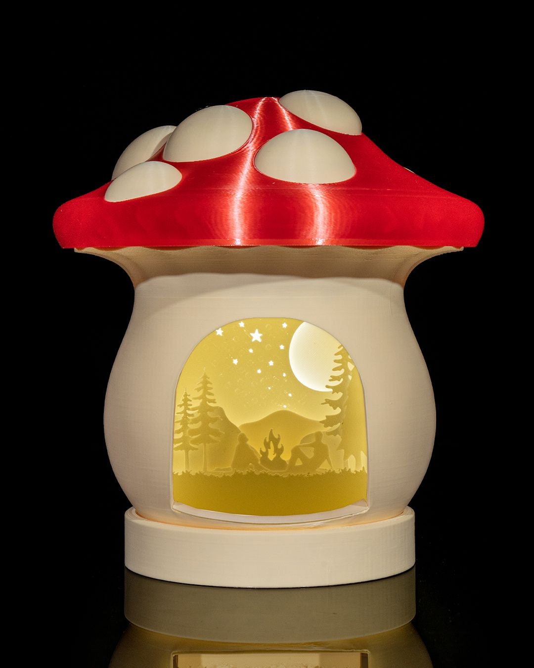 3D Printed Outdoor Fungi Light Fixture - Etsy