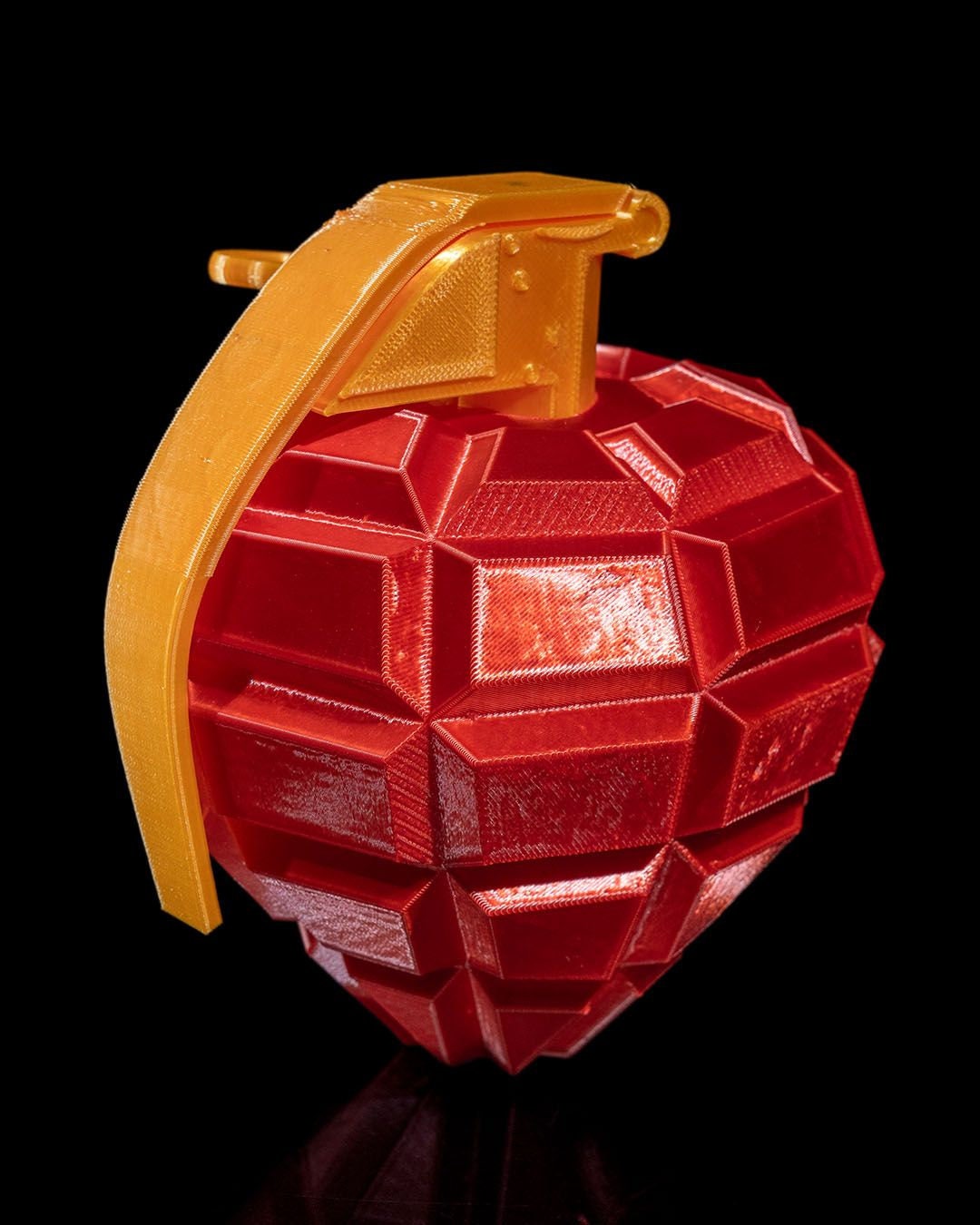 3D Printed Love Grenade Container - Etsy