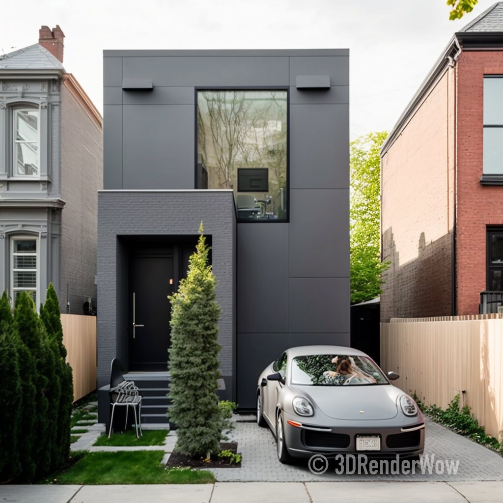 3D Rendering Custom Photorealistic Architecture MODERN House Render ...