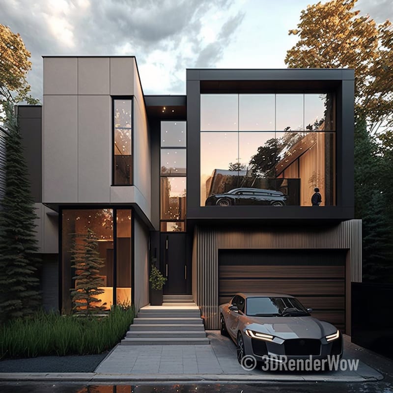 House Plans Renderings - Etsy