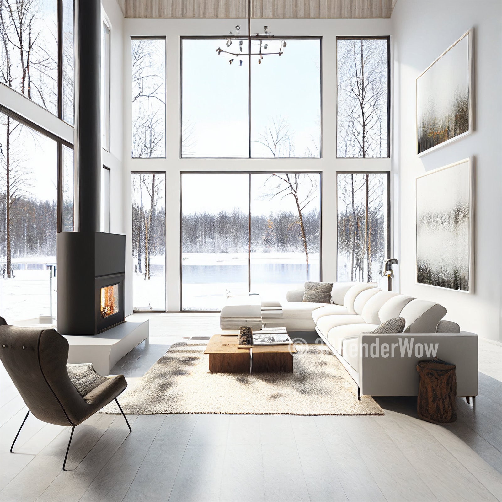 3D Rendering Custom Photorealistic Architecture MODERN House Render ...