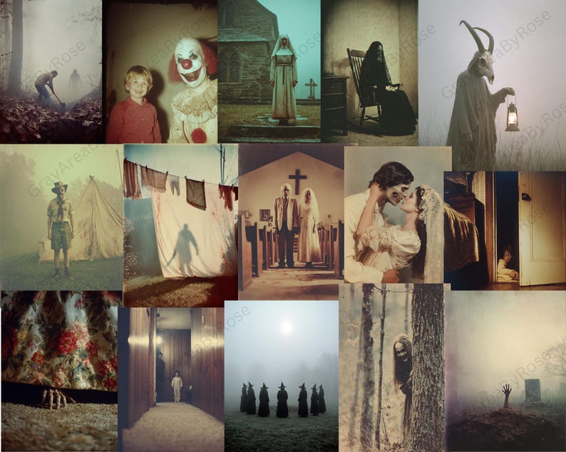 Vintage-inspired Analog Horror Prints – 1970s Style Creepy Photos ...