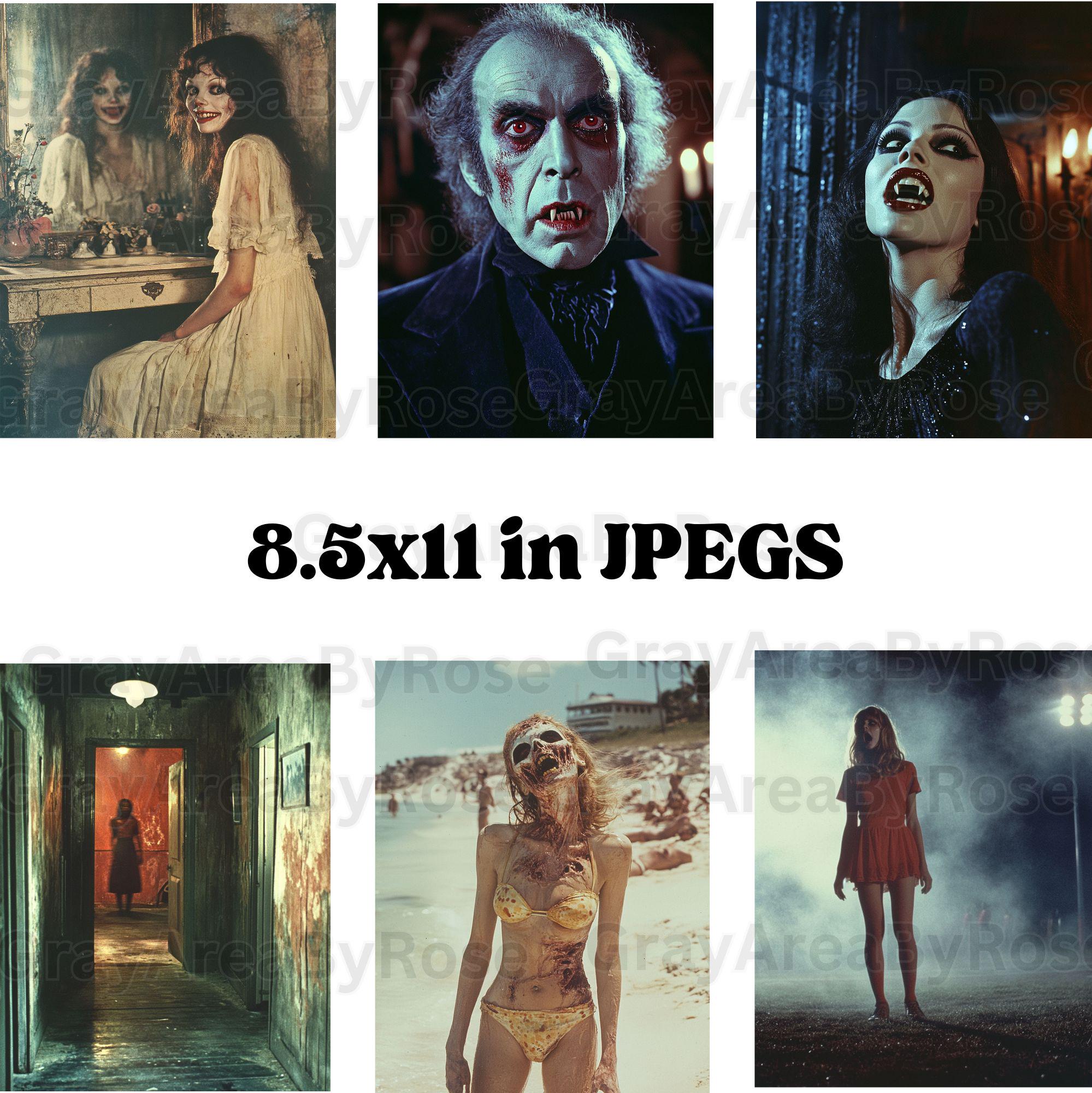 Retro 1970s Horror Journal Pages, Creepy Photos, Spooky Ephemera ...