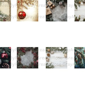 Christmas Backgrounds, Christmas Digital Papers, Wood Backgrounds ...