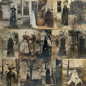 Spooky Haunted Images, Junk Journal Background Pages, Scrapbooking ...