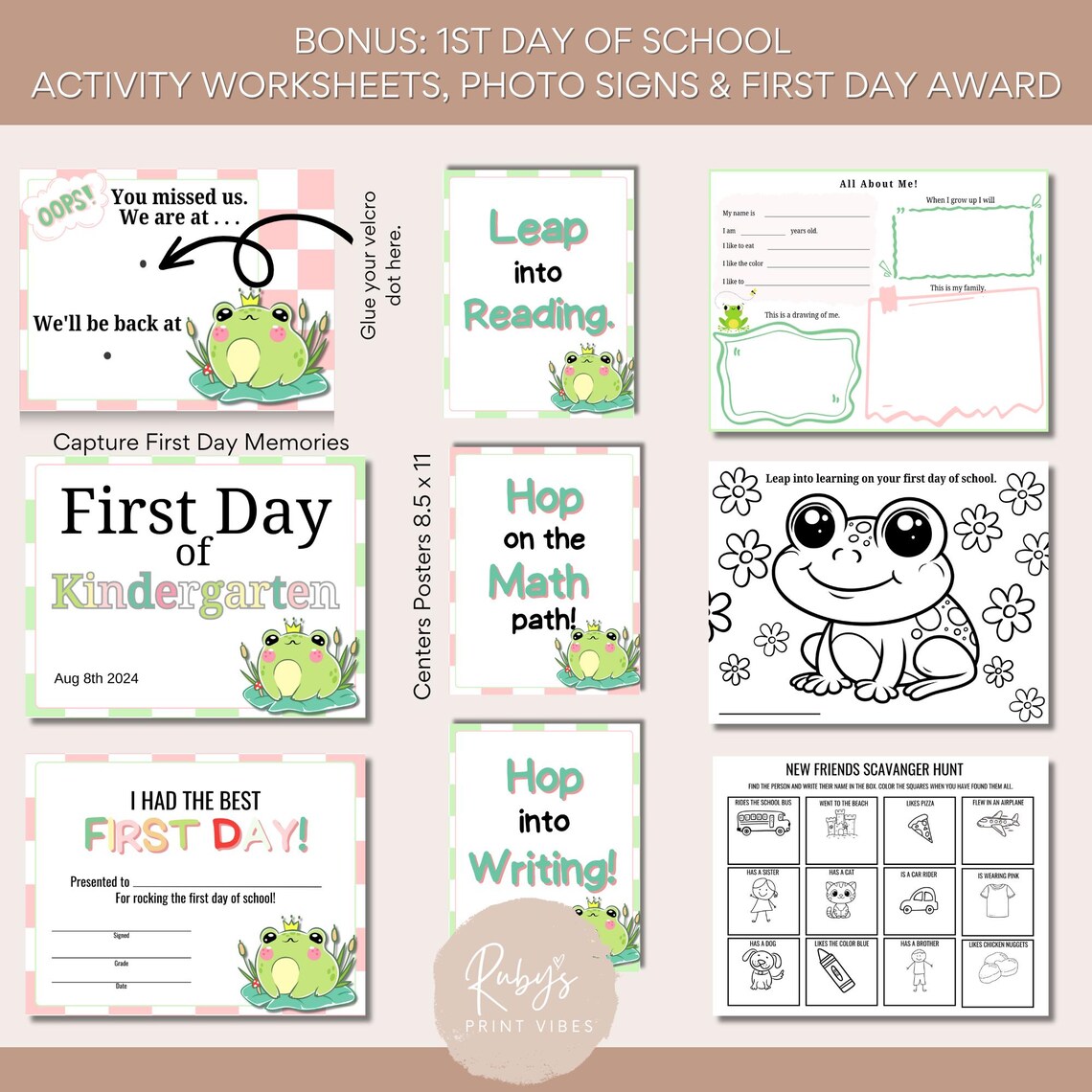 Classroom Decor Bundle: Frog Theme Editable Decorations | Classroom ...