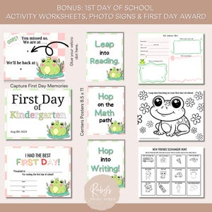 Classroom Decor Bundle: Frog Theme Editable Decorations | Classroom ...